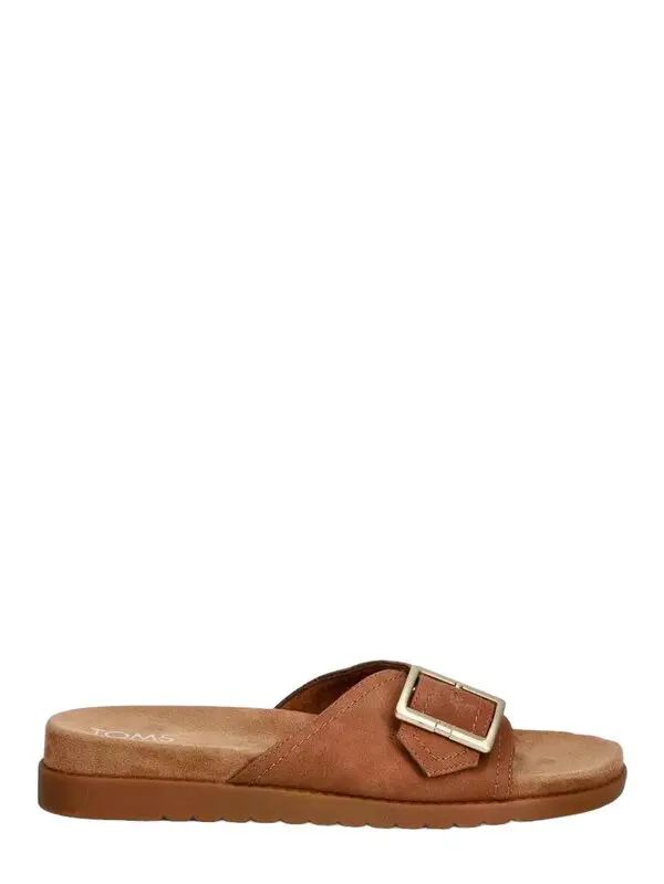 Toms Marin Buckle-detail Slide Sandals - Brown