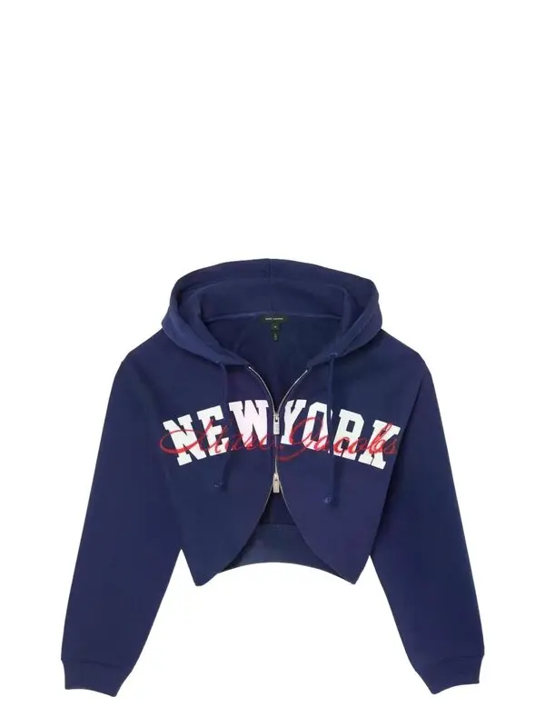 Marc Jacobs Cropped Hoodie - Blue