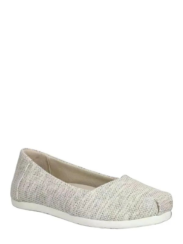 Toms Alpargata Square-toe Ballet Flats - Grey