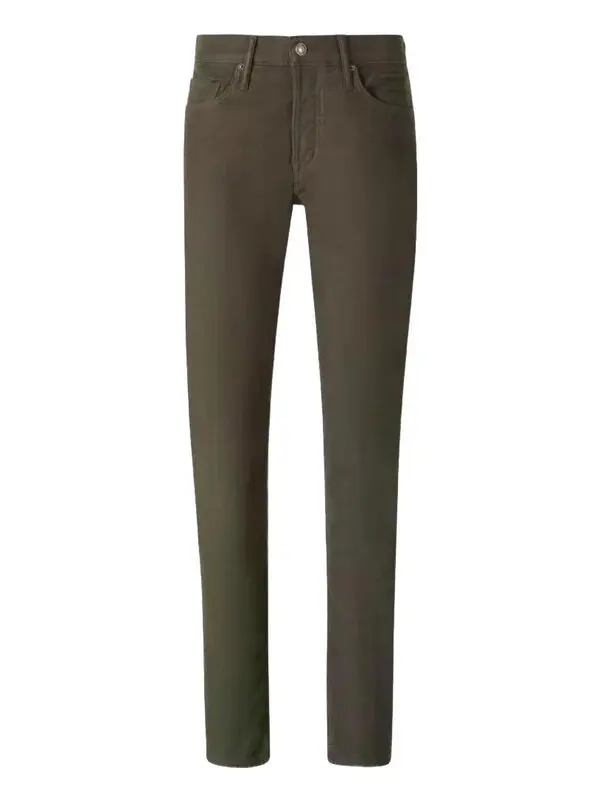 TOM FORD Logo-patch Jeans - Green