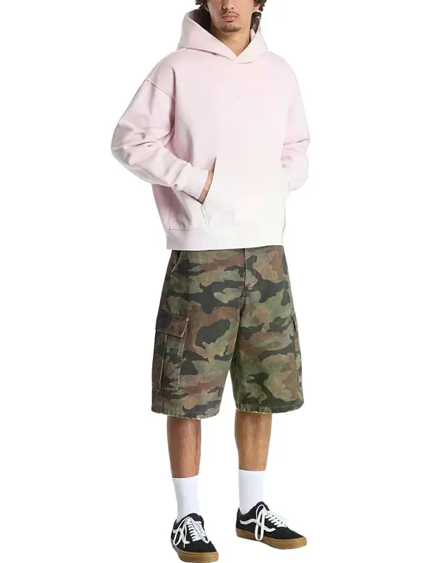 VANS Logo-patch Hoodie - Pink
