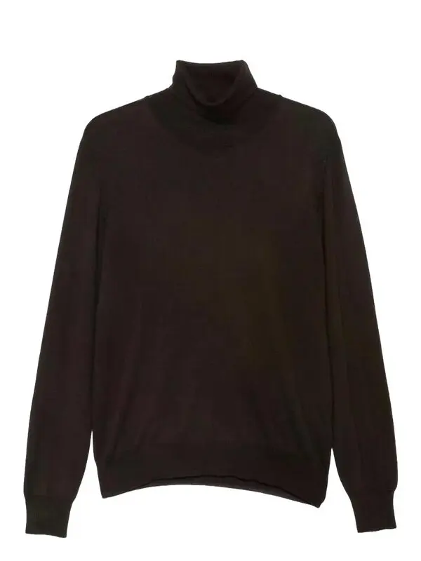GRAN SASSO Roll-neck Knitted Sweater - Brown