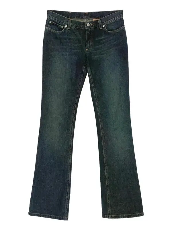 John Richmond 2000s Rich Appliqué Jeans - Blue