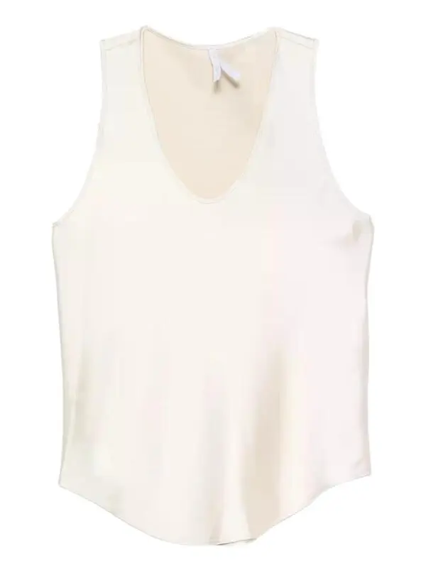 Imperial Satin-finish Racerback Top - Neutrals