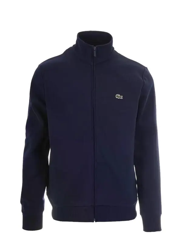 Lacoste Zipped Fleece Sweatshirt - Blue