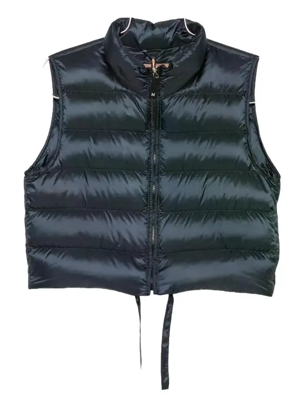Max Mara Quilted Gilet - Blue