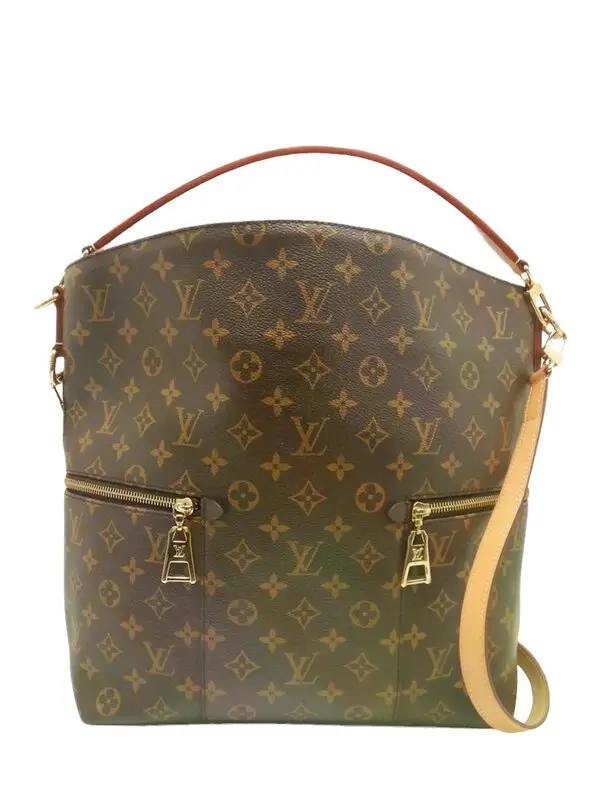 LOUIS VUITTON Monogram Melie Satchel - Brown