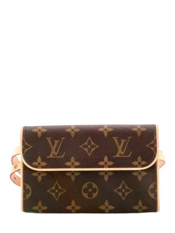 LOUIS VUITTON Florentine Monogram Canvas Belt Bag - Brown