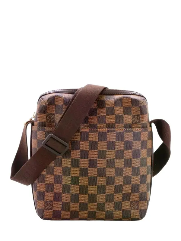 LOUIS VUITTON Trotteur Beaubourg Damier Cross Body Bag - Brown