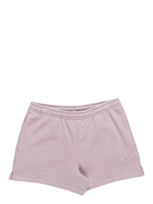 Nike Studio Fleece Mid-rise Shorts - Pink