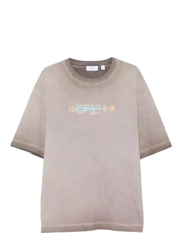 Off-White Arrows-print T-shirt - Brown
