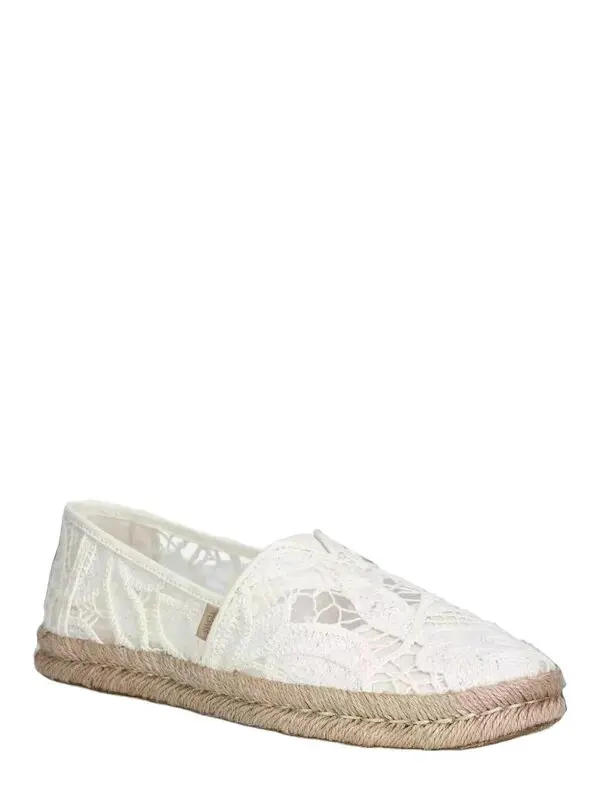Toms Alpargata Rope 2.0 Lace-overlay Braided-sole Espadrilles - White