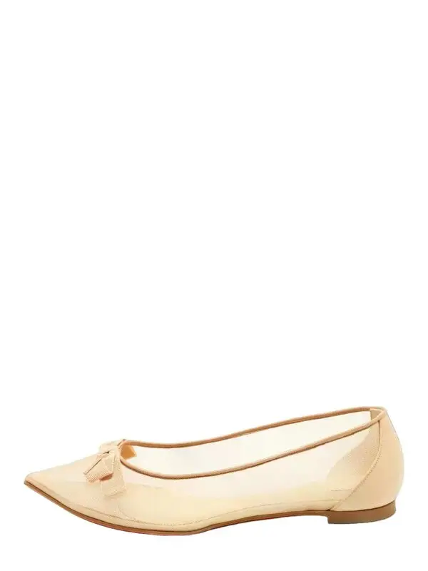 CHRISTIAN LOUBOUTIN Follies Bow Ballet Flats - Neutrals
