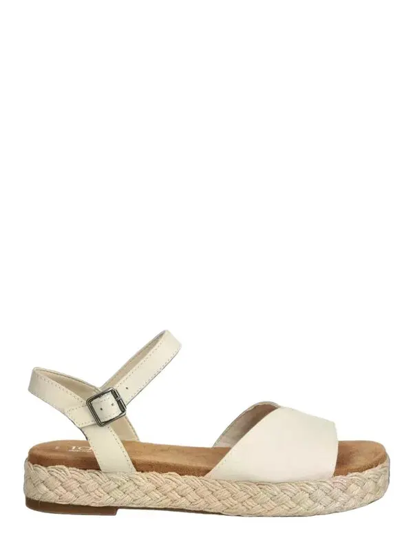 Toms Abby Buckle-fastening Platform Espadrilles - White
