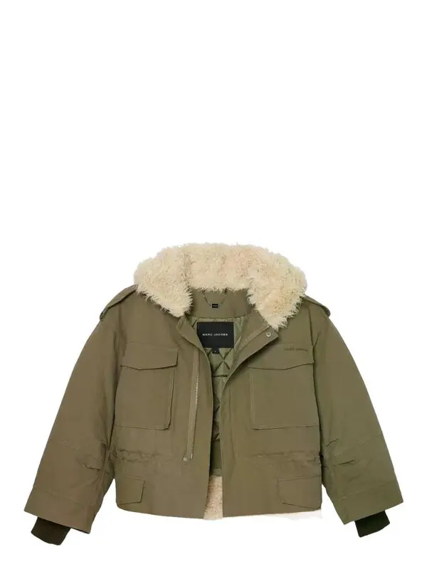 Marc Jacobs Cropped Cargo Parka - Green