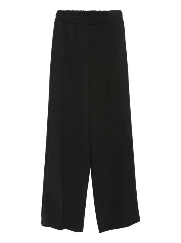 Imperial Elasticated Wide-leg Palazzo Pants - Brown