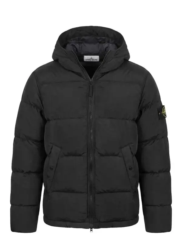 Stone Island Nylon Metal In Econyl Jacket - Black
