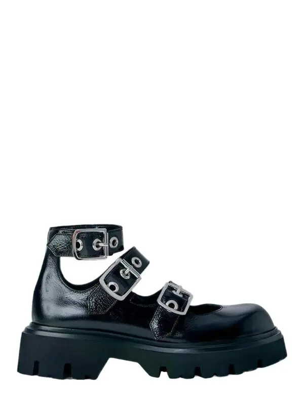 VIVIENNE WESTWOOD Triple Buckle-fastening Shoes - Black
