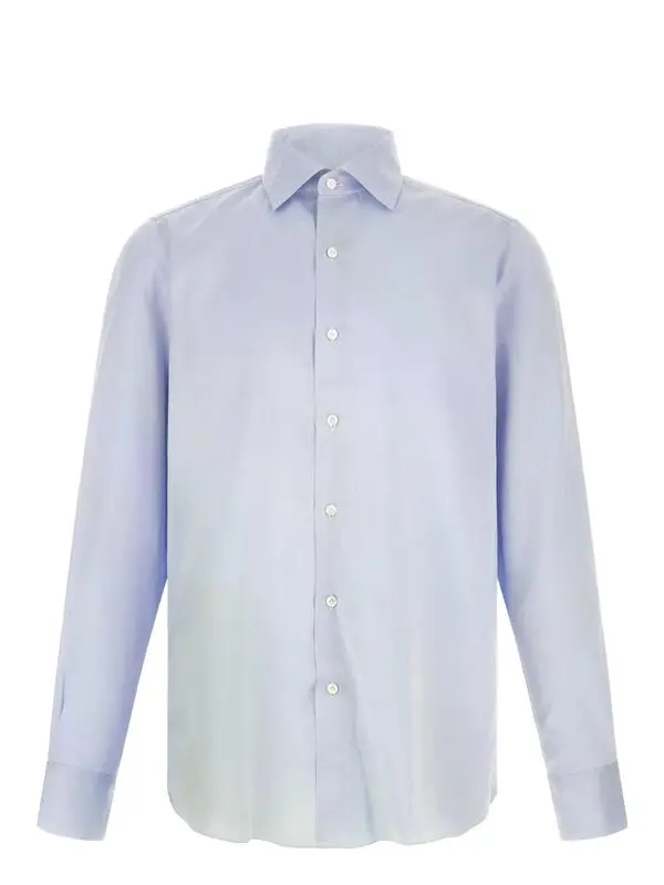 FINAMORE 1925 Napoli Long-sleeve Shirt - Blue