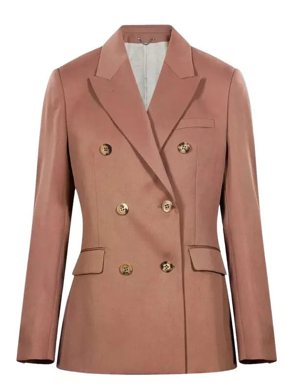 GOLDEN GOOSE Journey Double-breasted Blazer - Brown