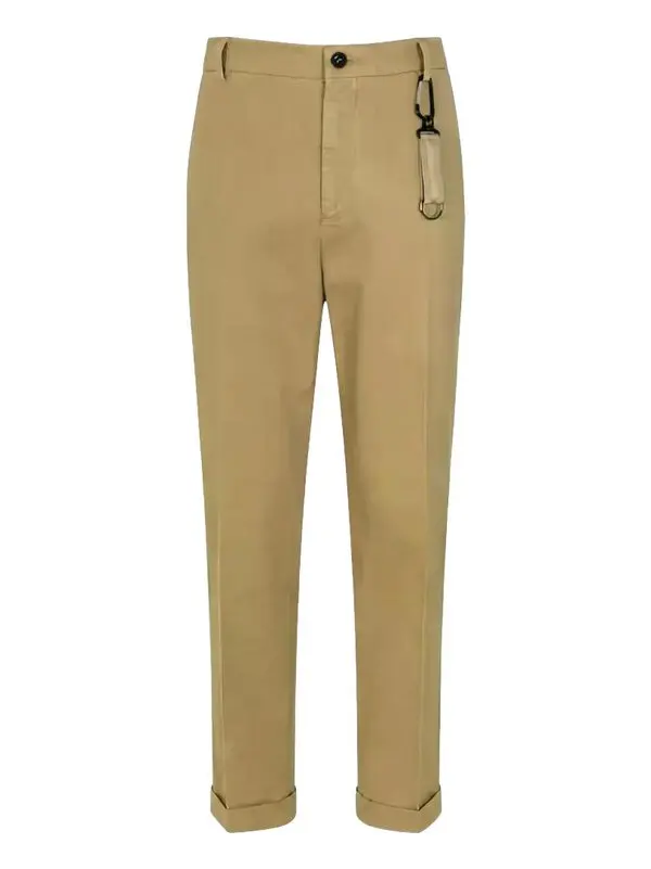 MANUEL RITZ Turn-up Cuff Trousers - Brown