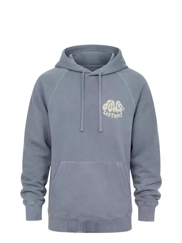 Deus Ex Machina Debris Reverse Hoodie - Grey