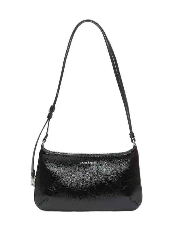 Palm Angels Giorgina Shiny Shoulder Bag - Black