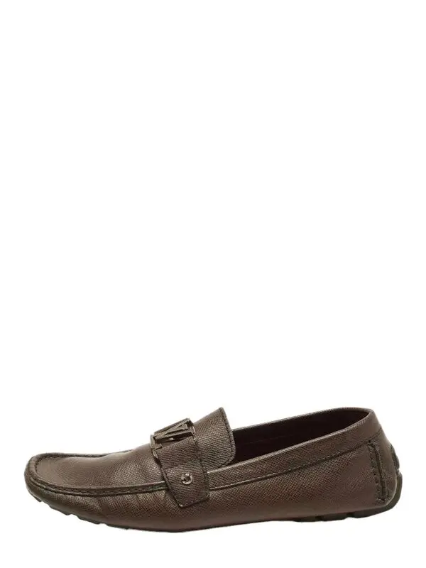 LOUIS VUITTON Monte Carlo Leather Loafers - Brown