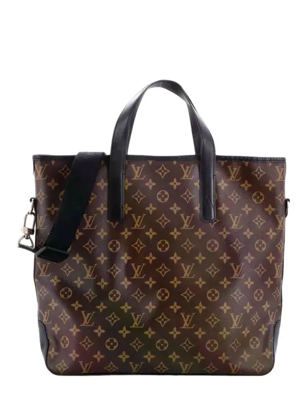 LOUIS VUITTON Macassar Monogram Canvas Davis Tote Bag - Brown