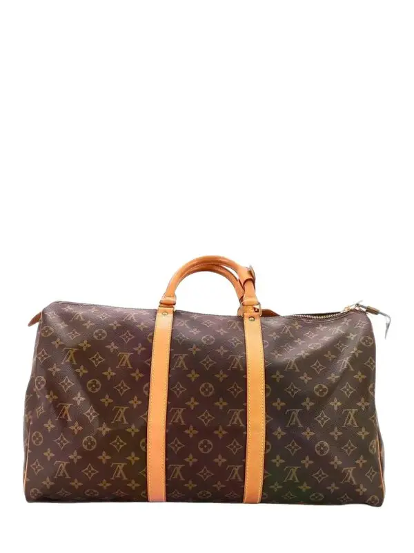 LOUIS VUITTON Monogram Canvas Travel Bag - Brown