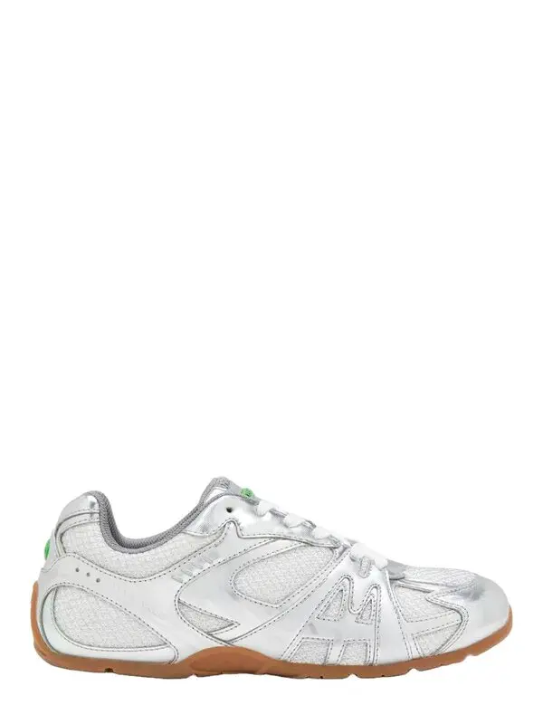Marc Jacobs The Metallic 72 Spring Sneakers - Silver