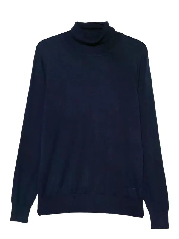 Aspesi Roll-neck Pullover - Blue