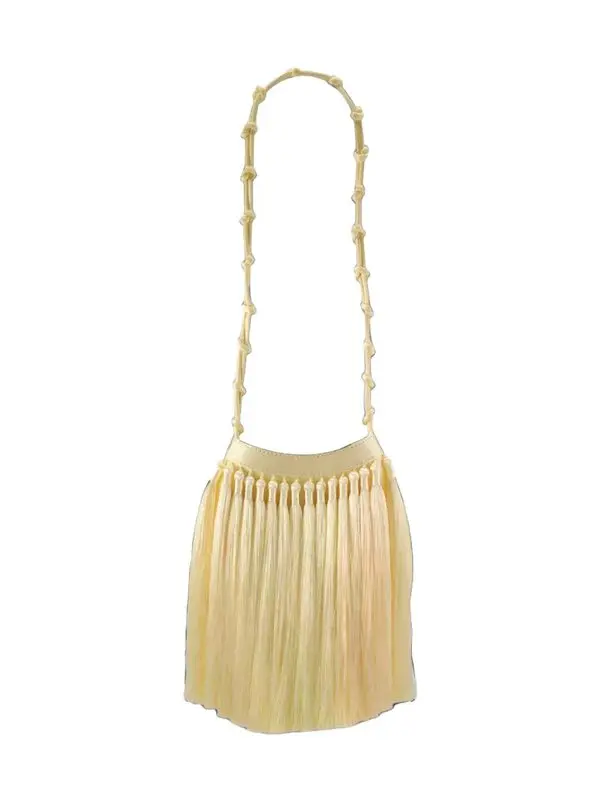 SIMONMILLER Tassel Knotty Mini Bag - Yellow