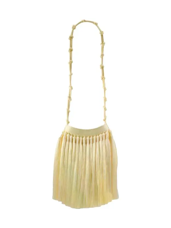 SIMONMILLER Tassel Knotty Mini Bag - Yellow