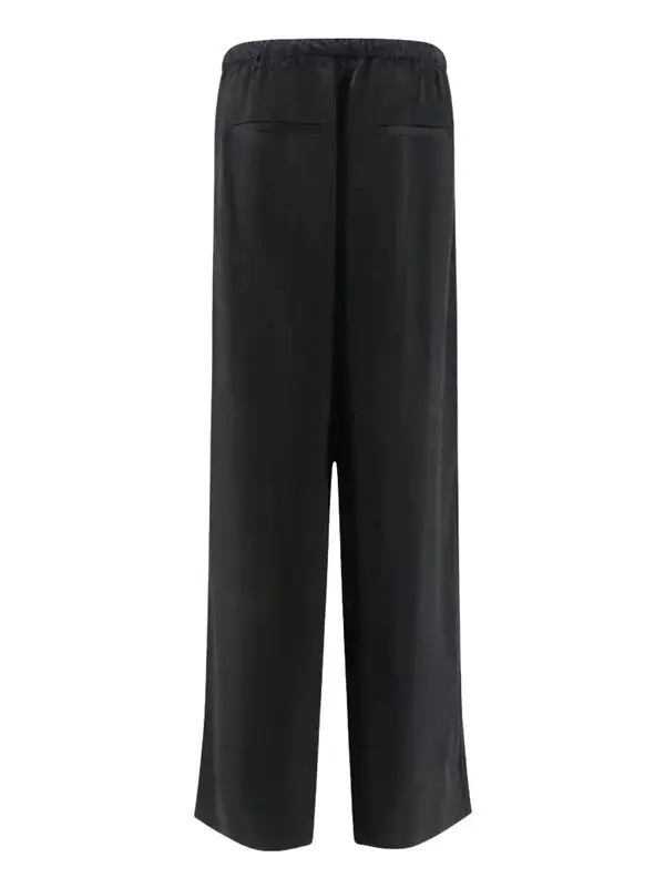 Vince Lace-trim Palazzo Pants - Black