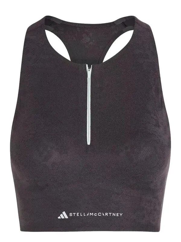 Adidas By Stella McCartney Zip-up Top - Black