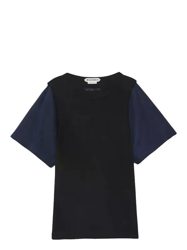 JW Anderson Colour-block Short-sleeve T-shirt - Black