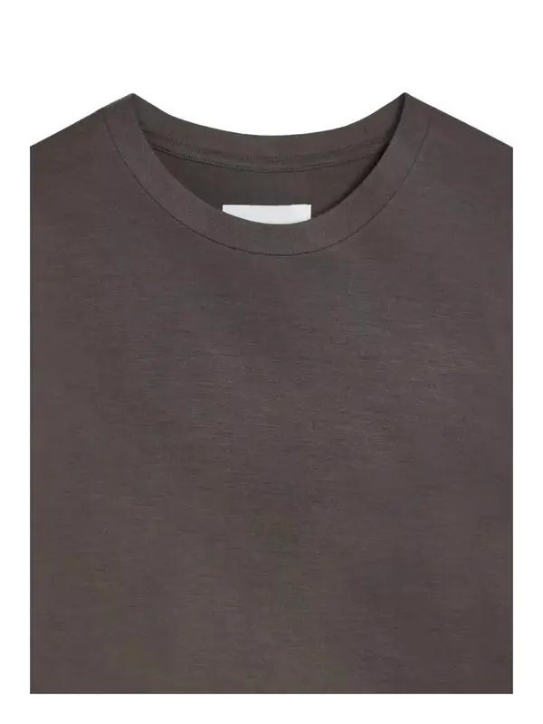 SSSTEIN Oversized Crew-neck Wool T-shirt - Grey