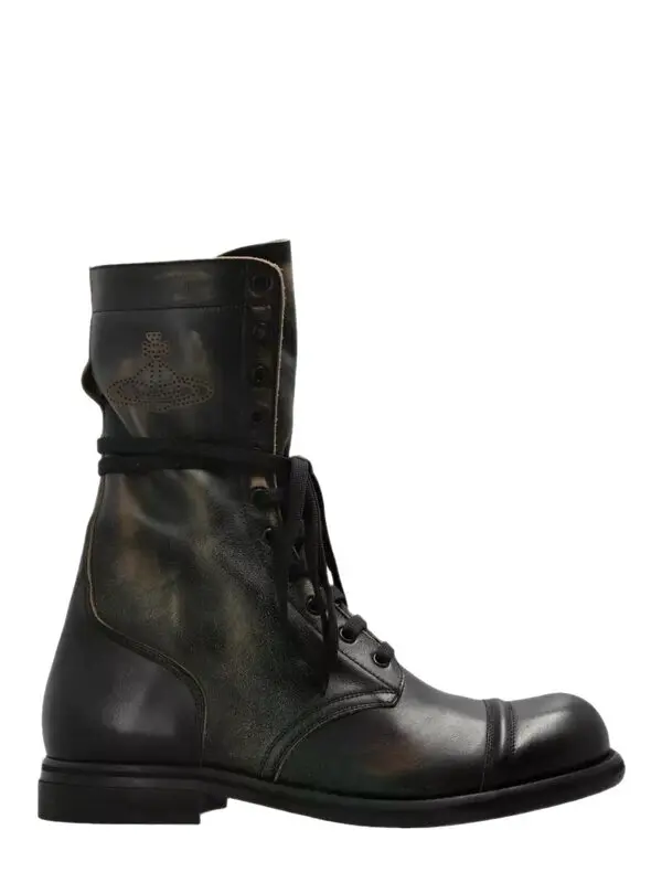 VIVIENNE WESTWOOD Parachute Leather Boots - Black