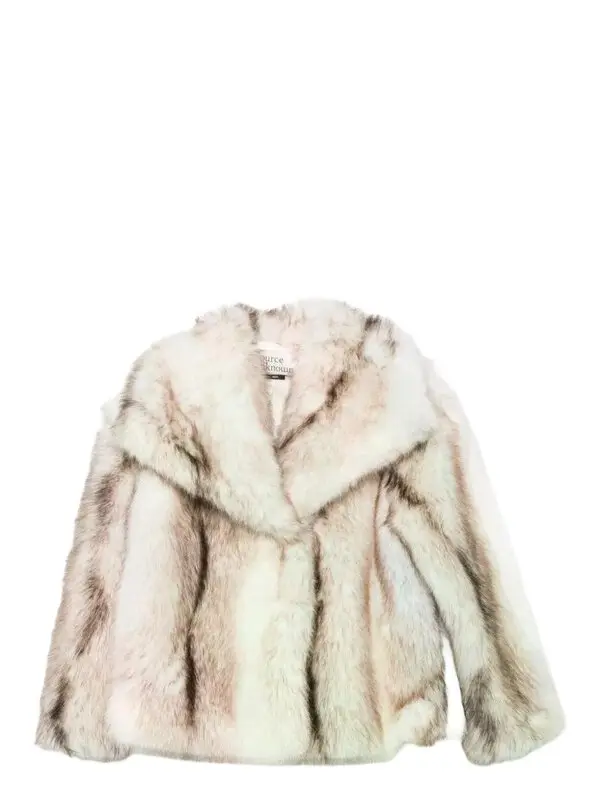 Source Unknown Harper Faux-fur Jacket - Neutrals