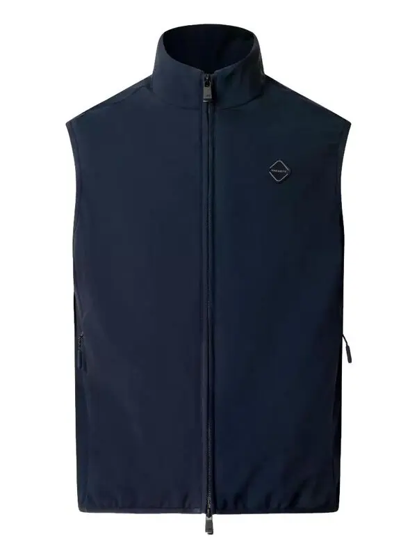HACKETT LONDON Soft-shell Zip-up Gilet - Blue