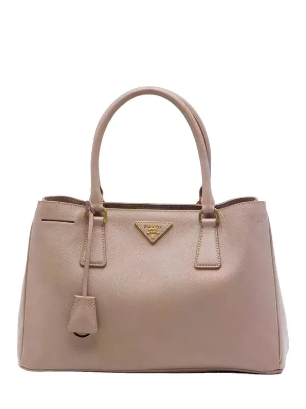 Prada Medium Saffiano Lux Galleria Satchel - Brown