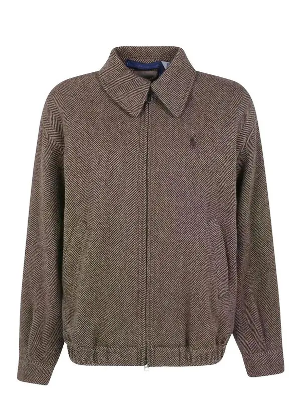 Polo Ralph Lauren Herringbone-pattern Wool Jacket - Brown