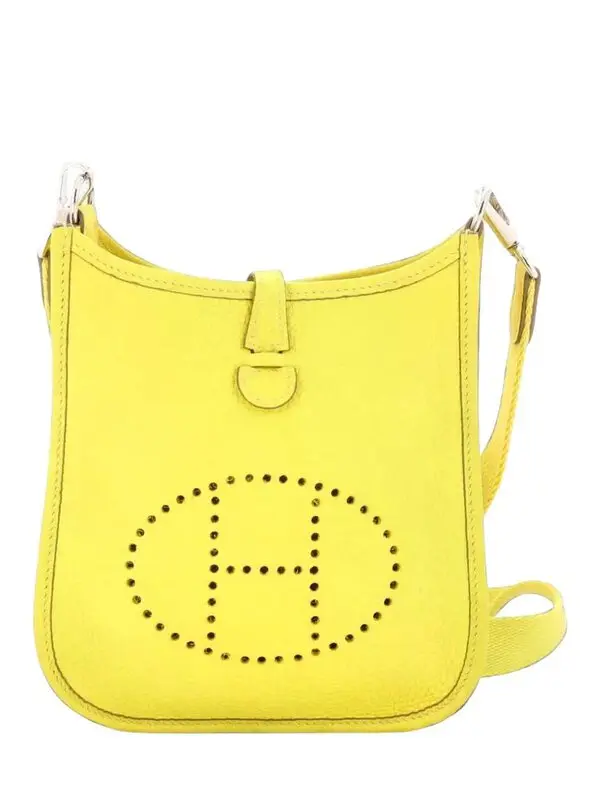 Hermès Evelyne Bag Gen Iii Clemence Tpm Crossbody Bag - Yellow