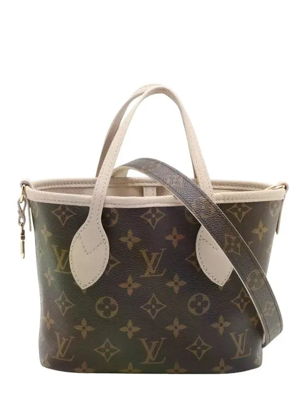 LOUIS VUITTON Monogram Neverfull Bandouliere Inside Out Bb Satchel - Brown