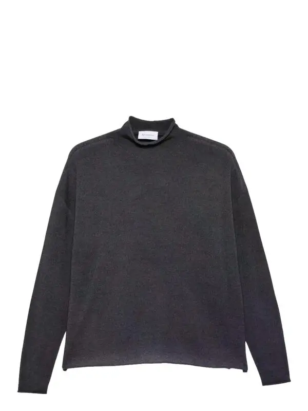 AROVESCIO Drop-shoulder Sweater - Grey