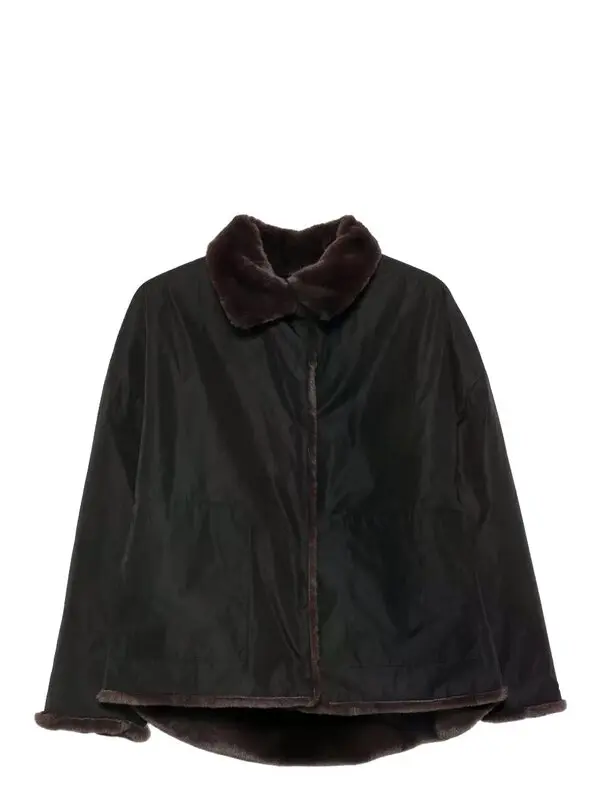 ROSSO 35 Reversible Button-up Jacket - Black