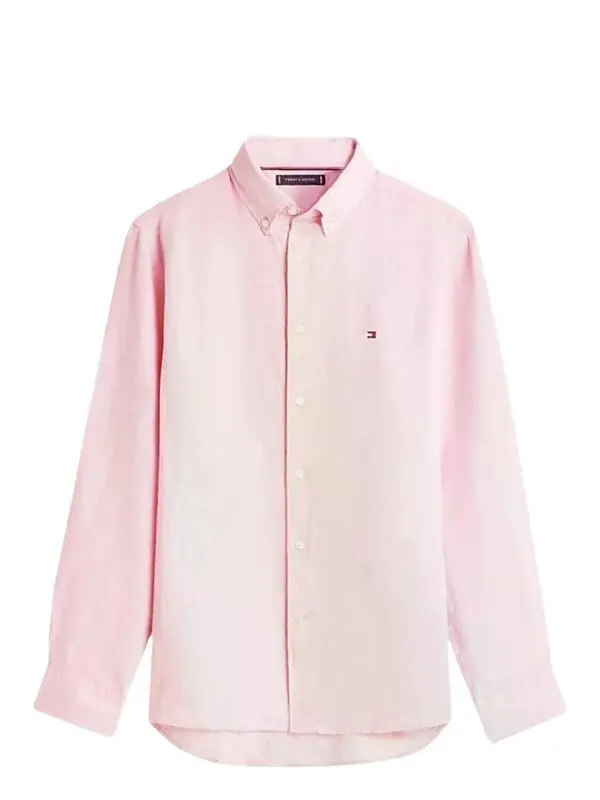Tommy Hilfiger Pigment-dyed Button-down Shirt - Pink
