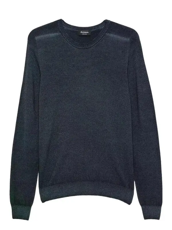AROVESCIO Crew-neck Knit - Blue