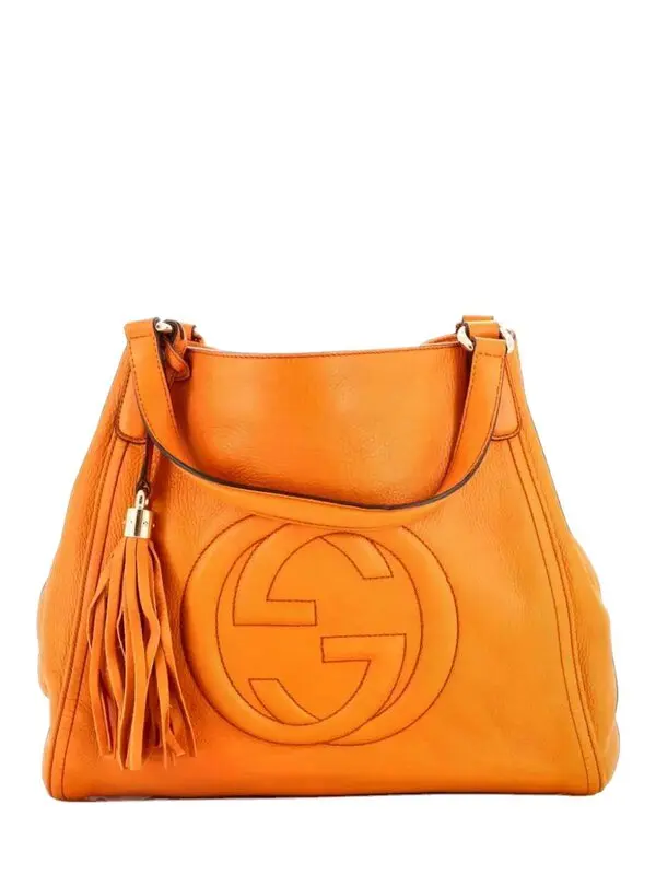 Gucci Soho Leather Medium Shoulder Bag - Orange